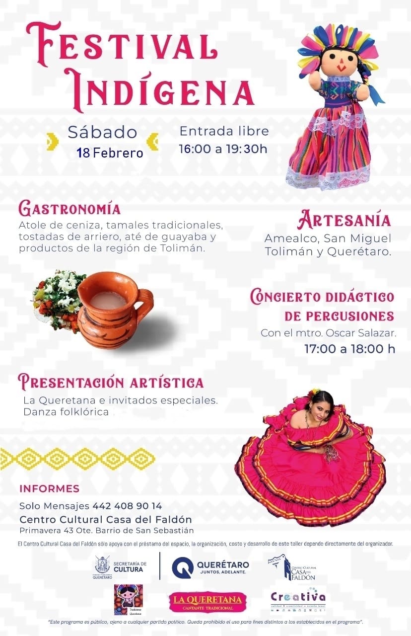 Alistan Festival Indígena en la capital de Querétaro